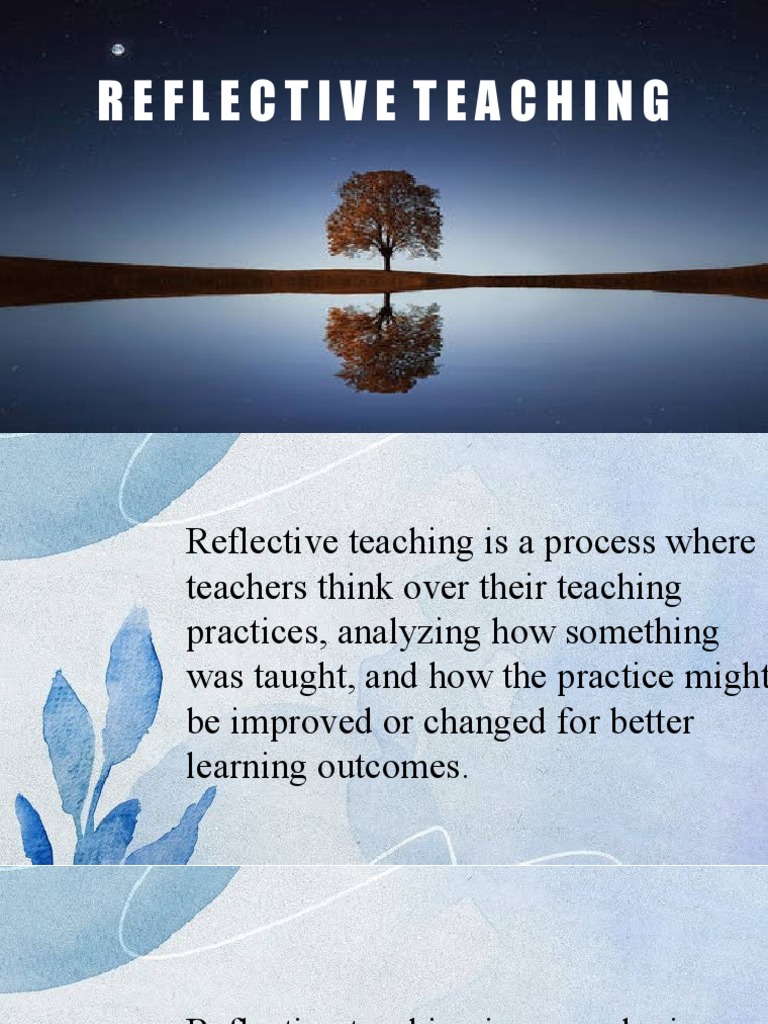 Reflective Thinking | PDF | Teachers | Educational Psychology