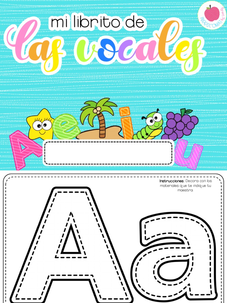 Mi Librito de Las Vocales. PreescoMAT | PDF | Espectro electromagnético ...
