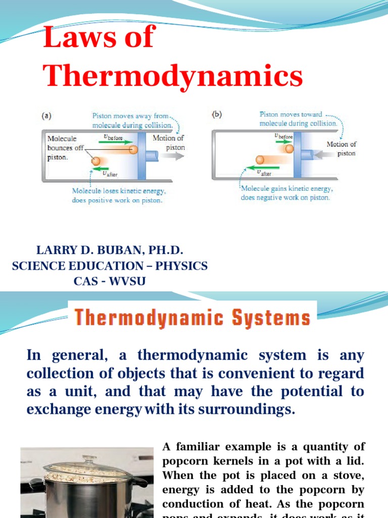 Laws of Thermodynamics | PDF | Heat | Thermodynamics