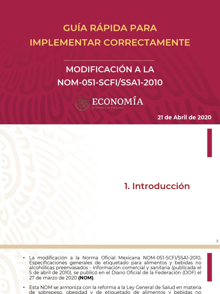 Guia Rapida para La Correcta Im Plementación. NOM 051 Básica | PDF ...