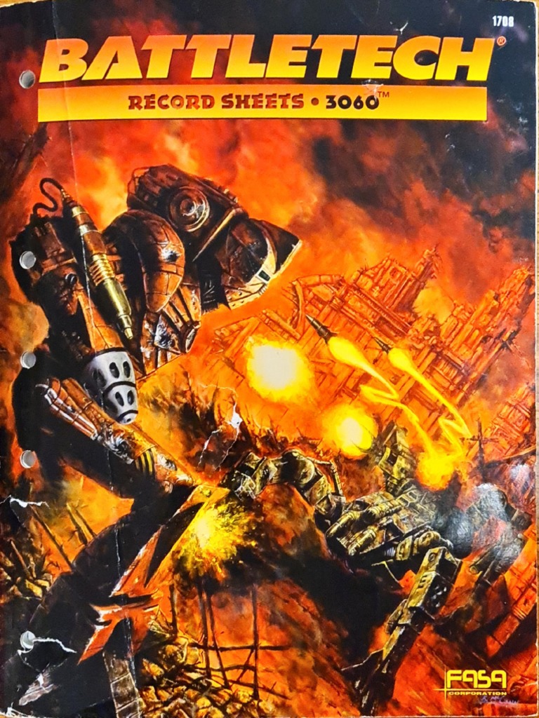 Battletech Record Sheets 3060 (FASA1708) | PDF