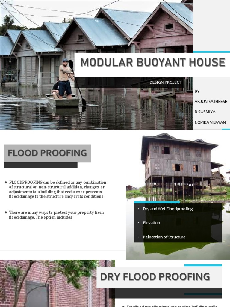 Modular Flood-Proof House Design | PDF | Floodplain | Flood