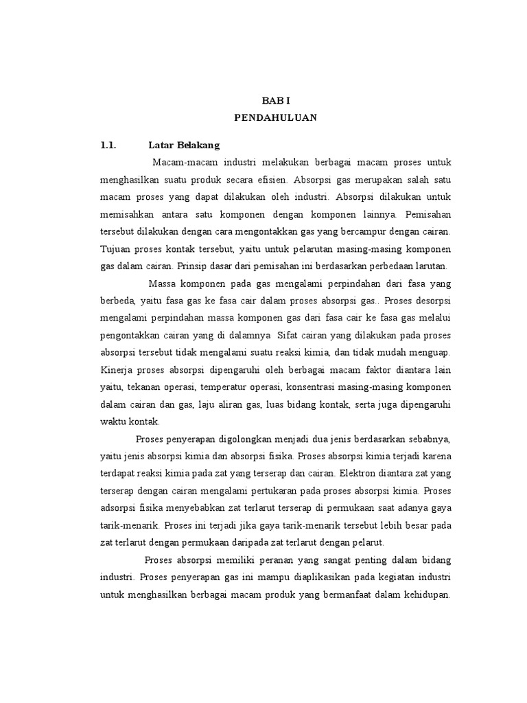 Bab 1 Dan Bab 3 Absorpsi Otk | PDF