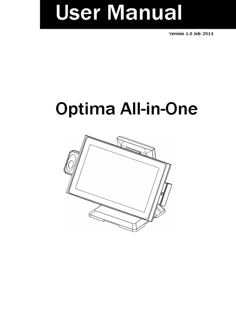 Optima AIO Manual v1.0 | PDF | Electronic Waste | Manufactured Goods