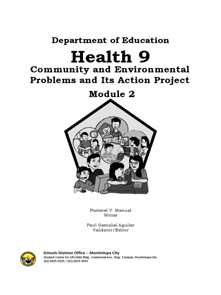 Health 9: Community and Environmental Problems and Its Action Project ...
