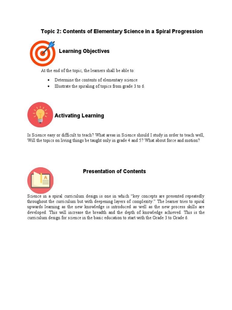 Topic 2 and 3 Teaching Science in The Primary Grades | PDF | Experiment ...