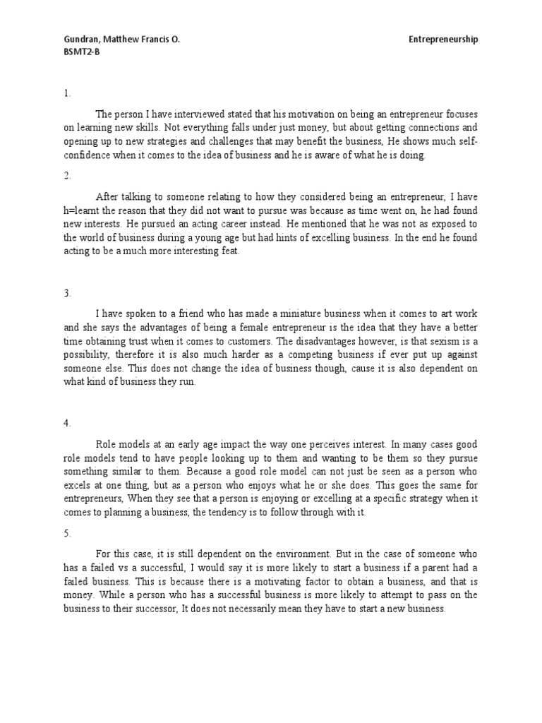 Gundran Entrep Act 2 and 3 | PDF