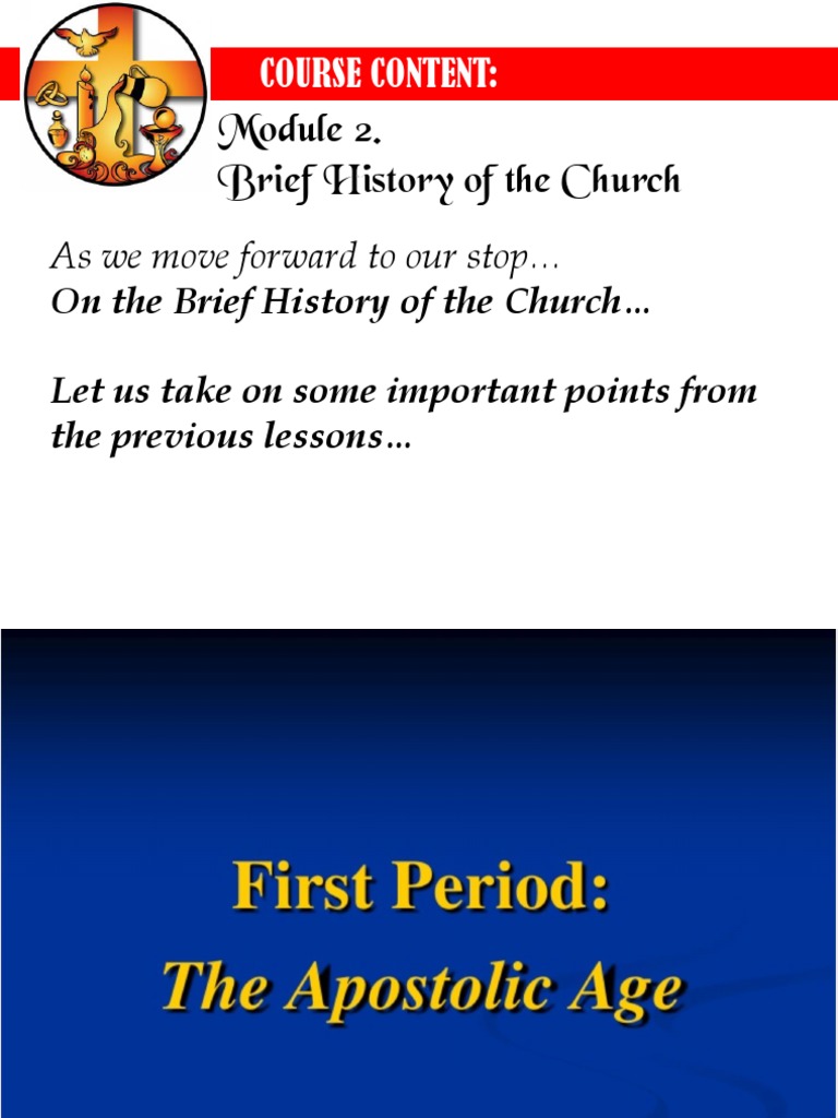Module 2 Brief History of The Church | PDF | Acts Of The Apostles ...