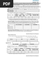 Dematerialisation Request Form (CDSL) | PDF | Securities (Finance ...