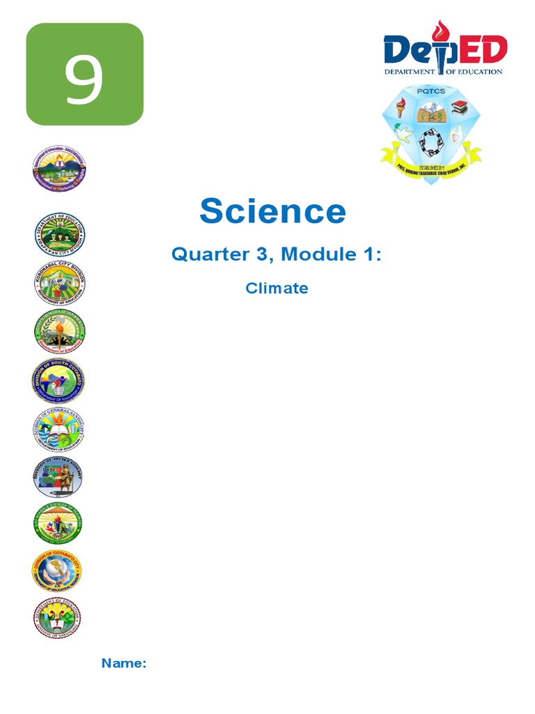 Grade 9 Science | PDF | Climate | Climate Change