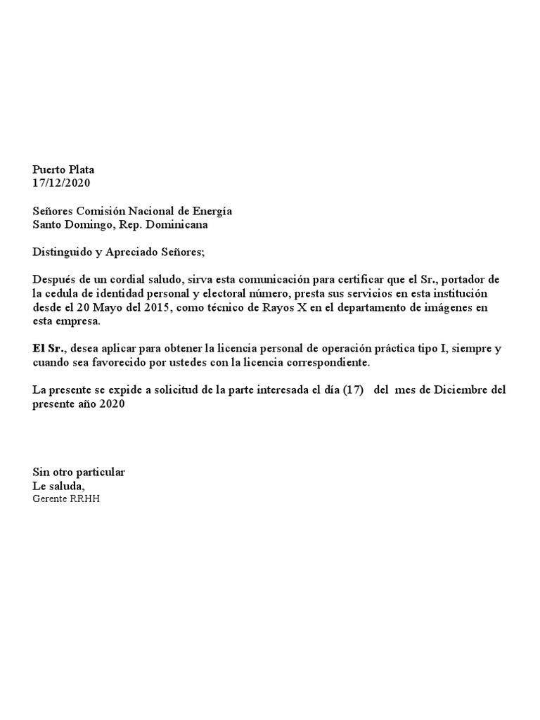 Carta Frank Cne | PDF