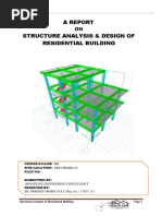 Etabs Report Sample | PDF | Stairs | Beam (Structure)