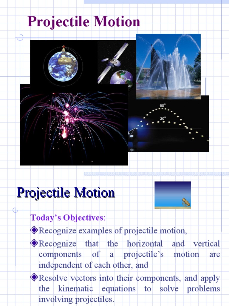 Projectile Motion | PDF | Projectiles | Acceleration