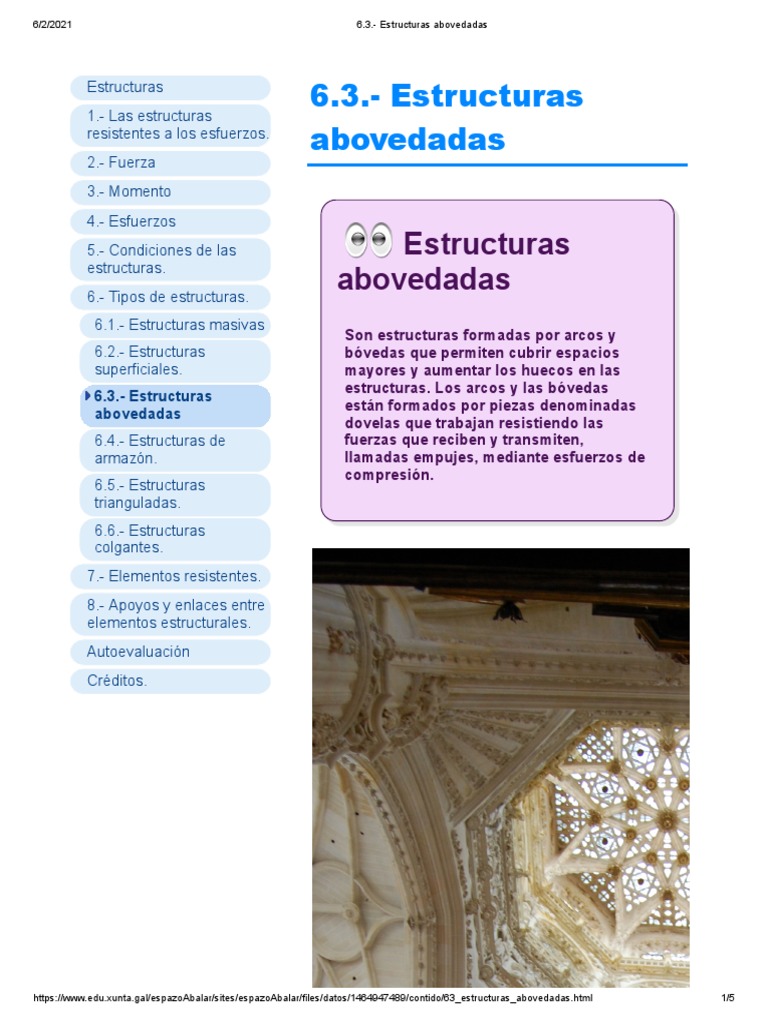 Arcos, bóvedas y estructuras abovedadas: una forma resistente de cubrir ...