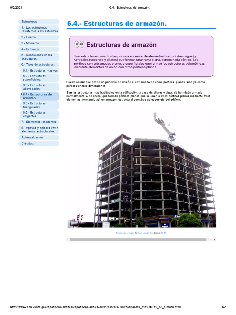 6.4. - Estructuras de Armazón | PDF | Elementos arquitectónicos ...