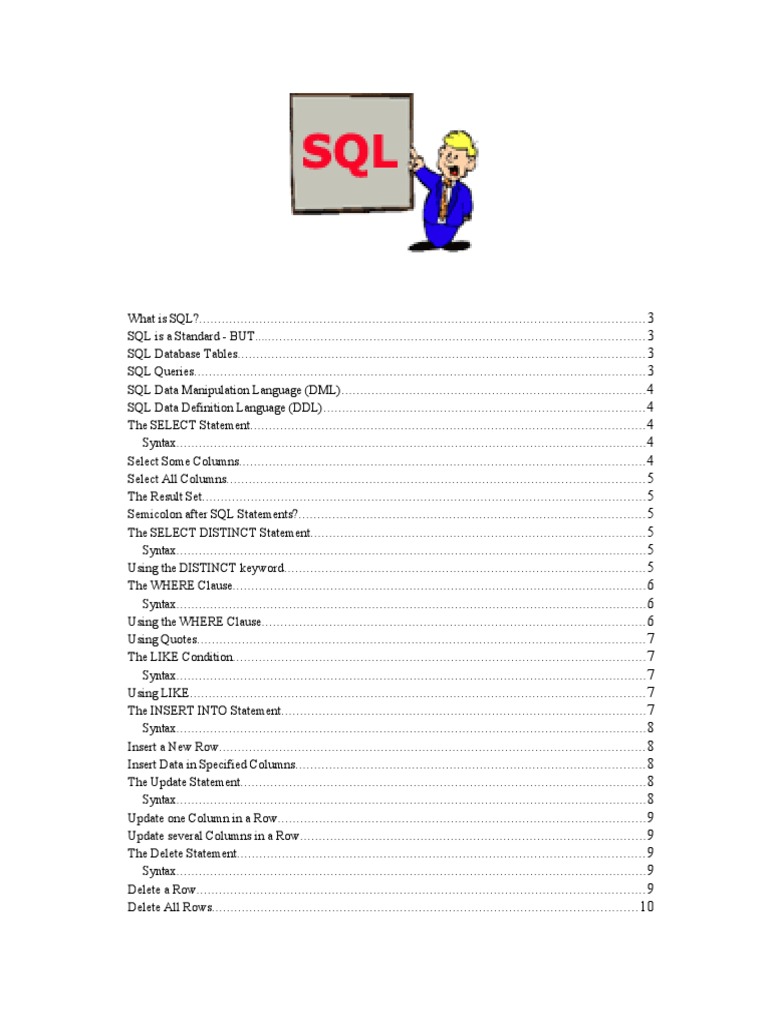 SQL Basics for Beginners | PDF | Sql | Database Index