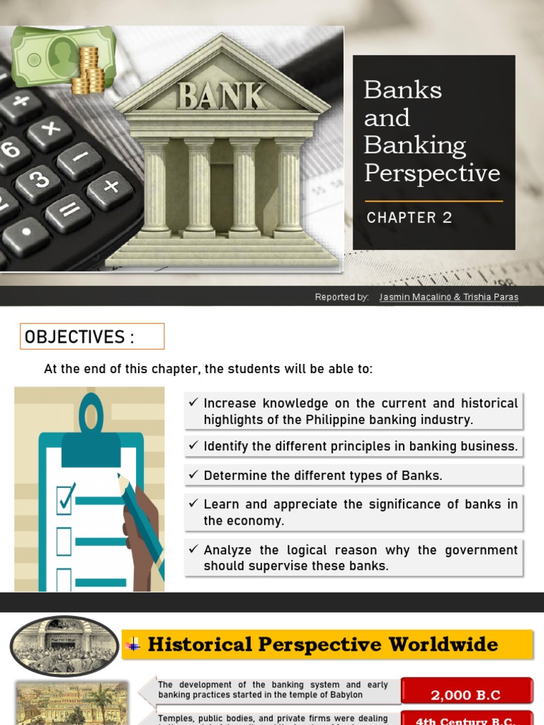 (PPT) CHAPTER 3 - Banks and Banking Perspective | PDF | Savings And ...