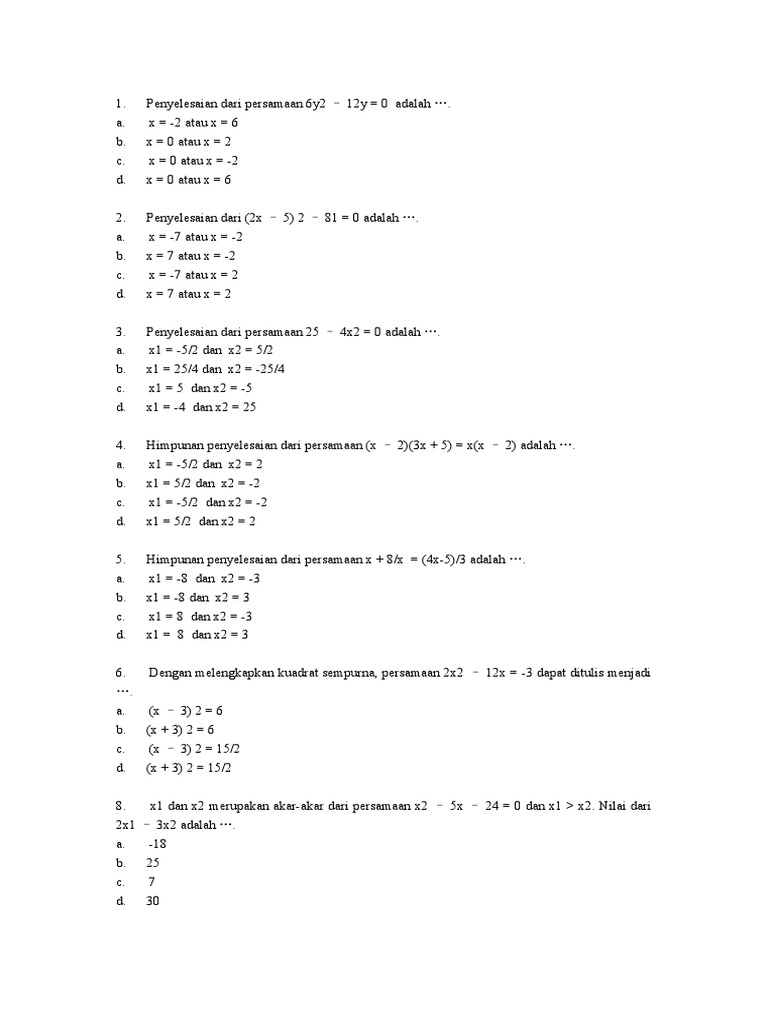 Soal PK | PDF