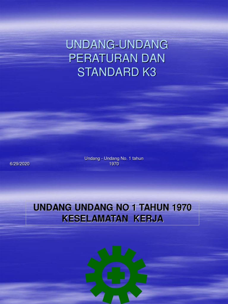 Uu No 1 Tahun 1970 Pdf