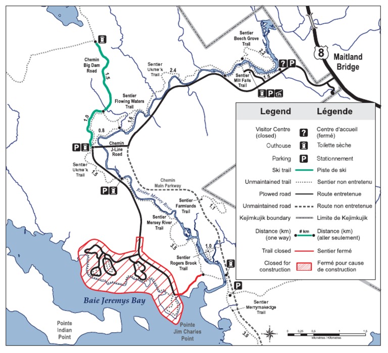 Kejimkujik Winter Map Web 2021 PDF | PDF