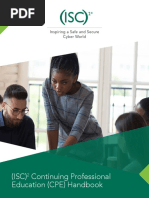 ISC2 Certification Maintenance Guide | PDF | Certification