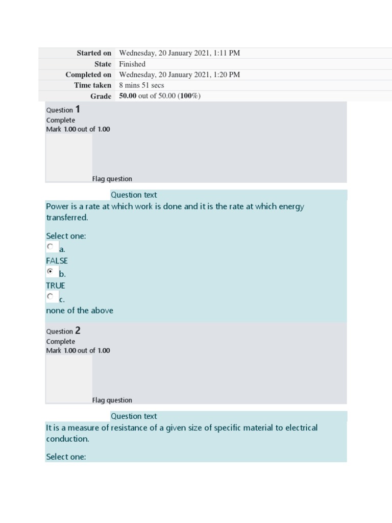 Calculus Based Physics Midterm Exam Flaviano | PDF | Voltage ...