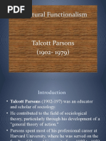 Understanding Parsons' AGIL Model | PDF | System | Sociological Theories
