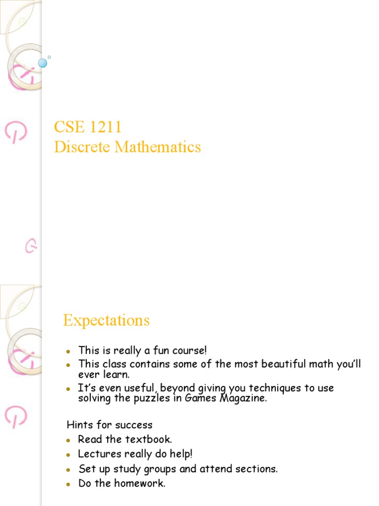 Discrete Mathematics 3 | PDF | Teaching Mathematics | Theoretical ...