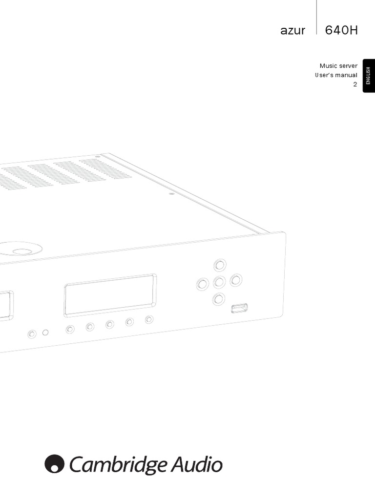 Azur 640H User Manual - English | PDF | Ac Power Plugs And Sockets ...