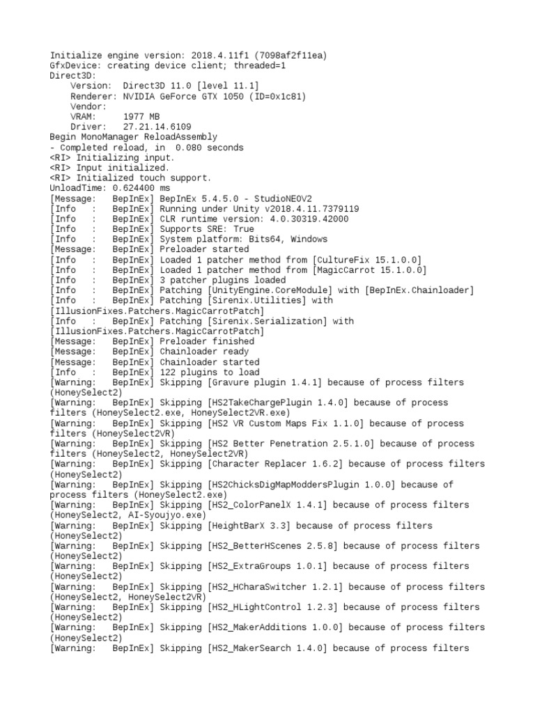 Output Log | PDF | Computing | Computer Architecture