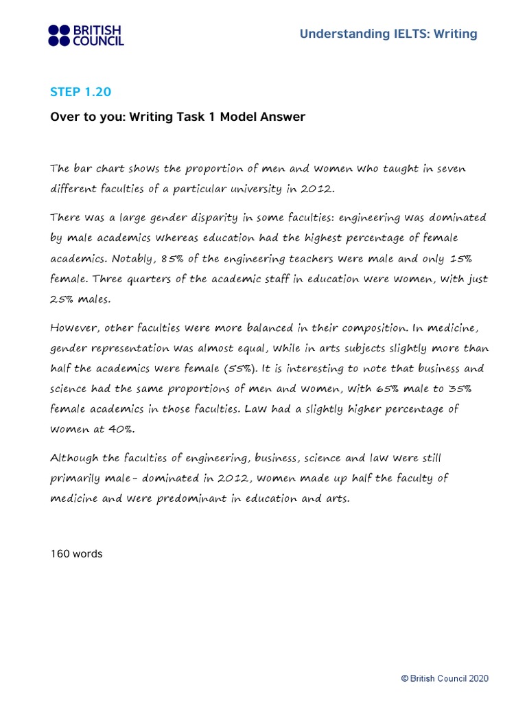 Ielts Writing Step 1.21 Model Answer | PDF | Self-Improvement