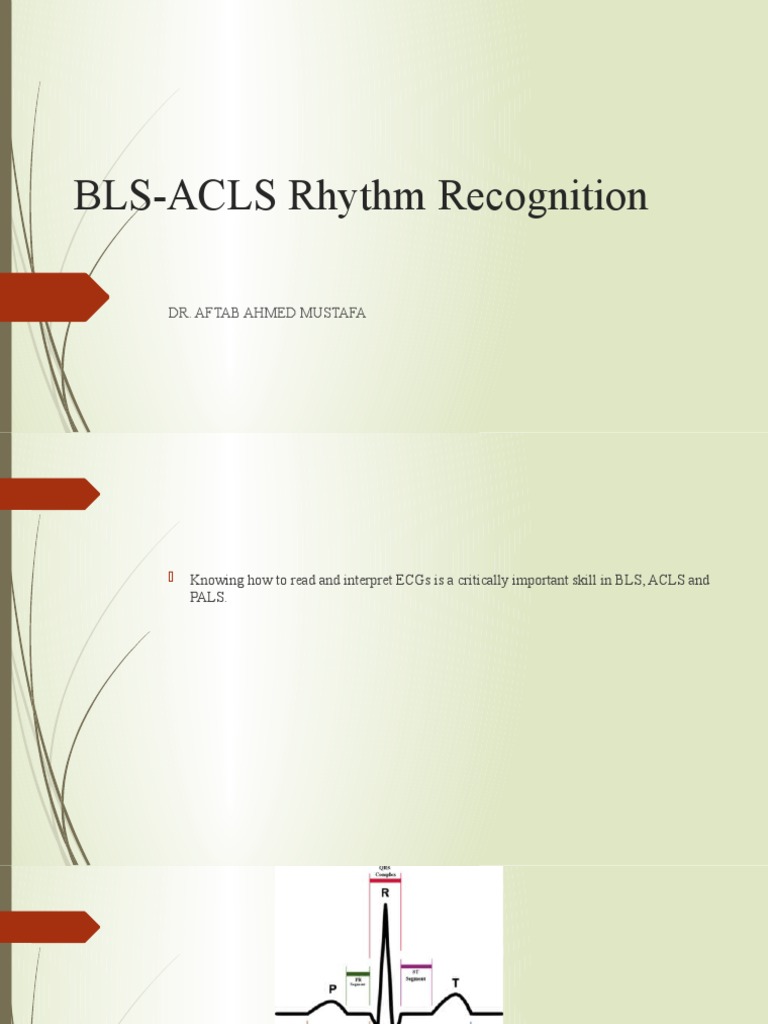ACLS Rythms Recognition | PDF | Electrocardiography | Cardiovascular ...