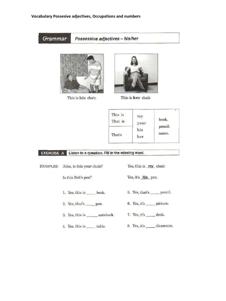 Grammar and Vocabulary - Week 3 and 4 | PDF | Career & Growth ...