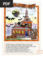 Halloween Positional Words Worksheet - Docx" | PDF