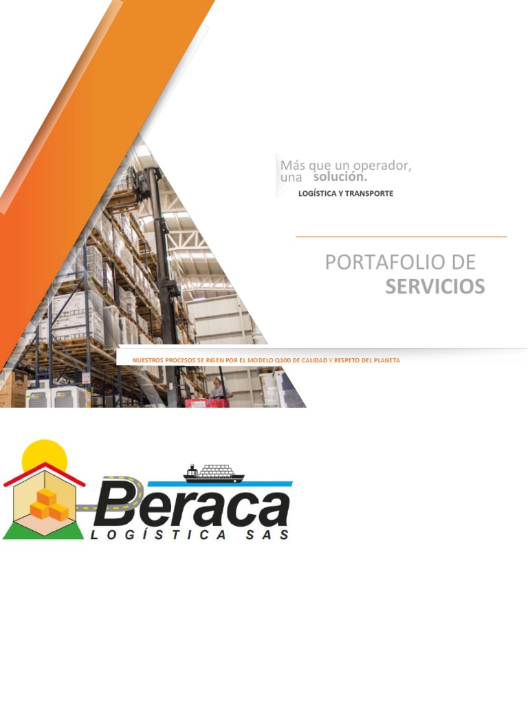 Brochure Beraca | PDF | Logística | Transporte