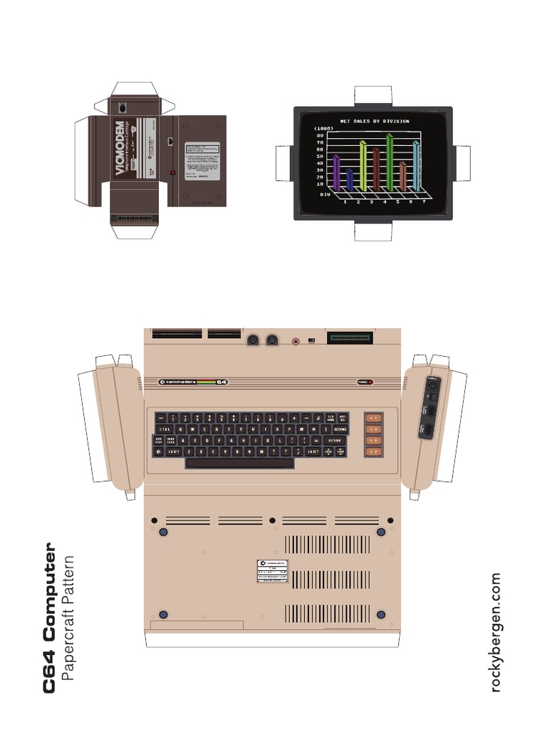 C64 Papercraft V3 | PDF