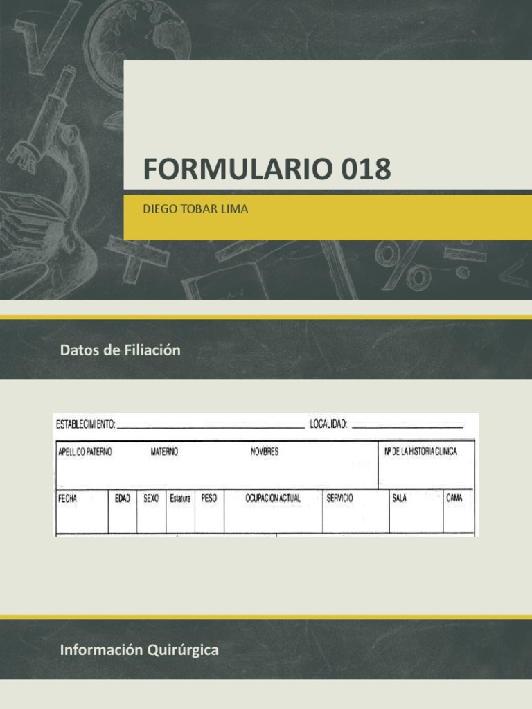 FORMULARIO 018 MSP | PDF