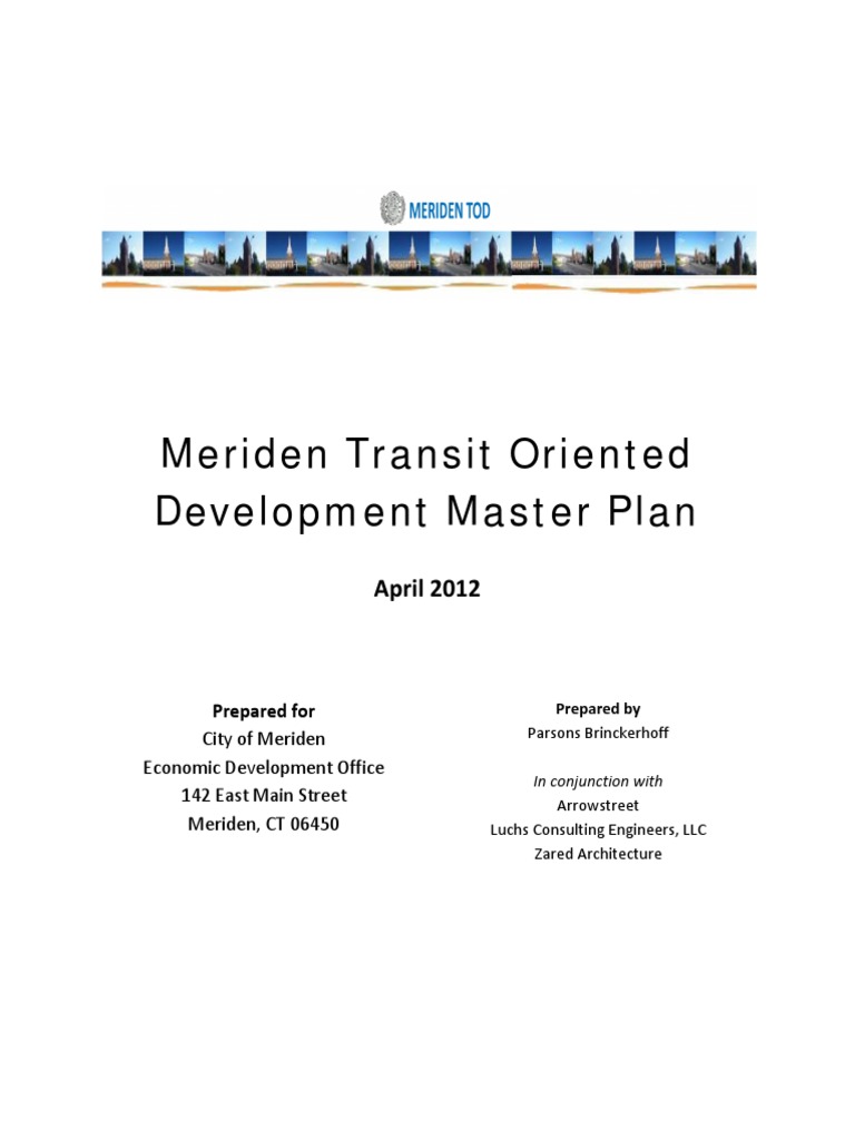 Meriden Transit Oriented Development Master Plan: April 2012 | PDF ...