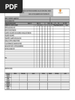Check List Linea de Vida | PDF | Tecnología