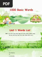 1000 Basic English Words 1 PDF | PDF