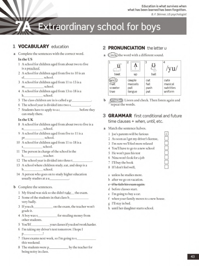 Workbook 7A Mireya Machaca | PDF | Tutor | Korea