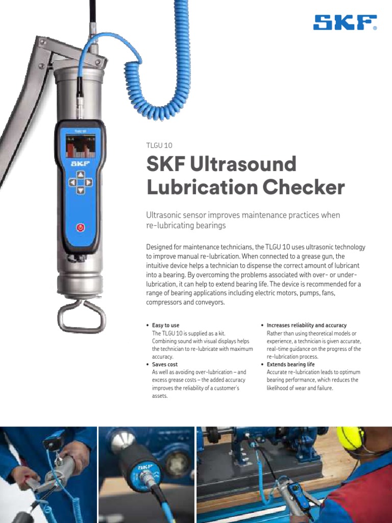 SKF Ultrasound Lubrication Checker: Ultrasonic Sensor Improves ...