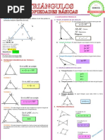 Triangulos Propiedades Basicas | PDF | Métodos y materiales de enseñanza