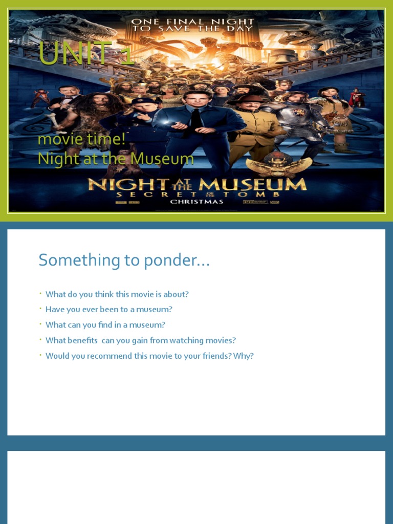 Night at the Museum: Movie Overview | PDF | Self-Improvement