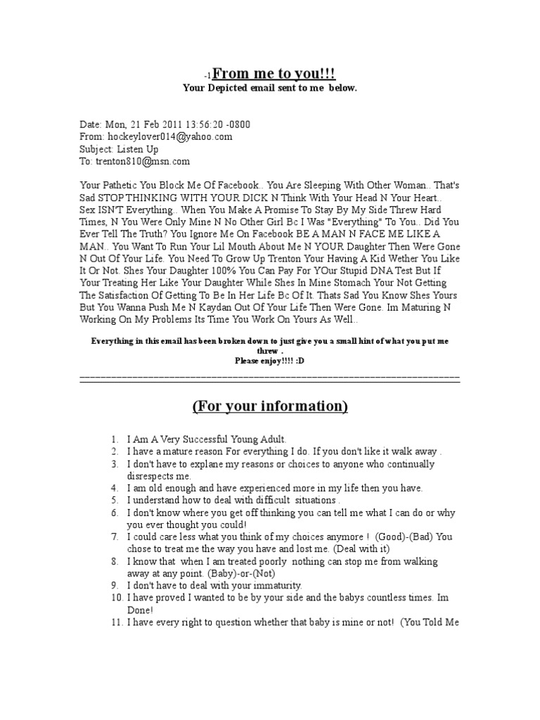 From Me To You!!! | PDF