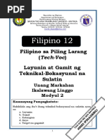 PilingLarang TechVoc Q2 Module-1 | PDF