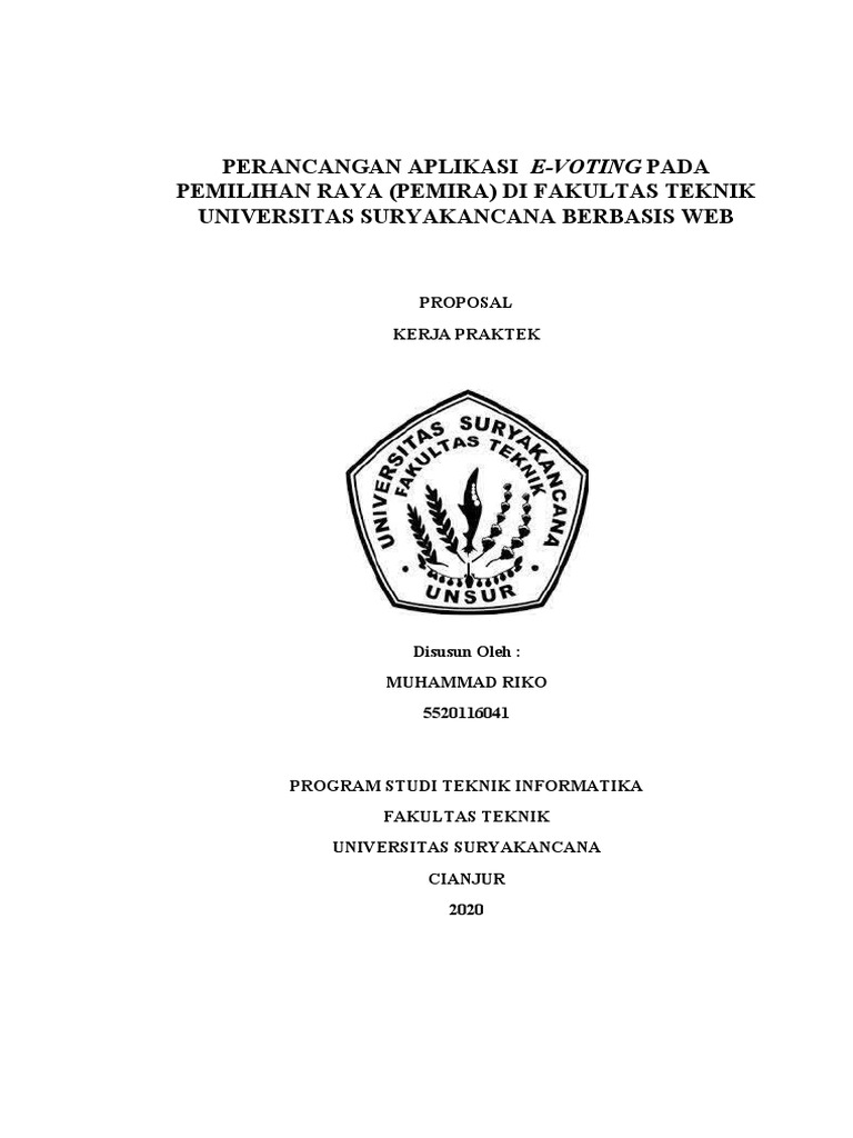 PROPOSAL - Evoting | PDF