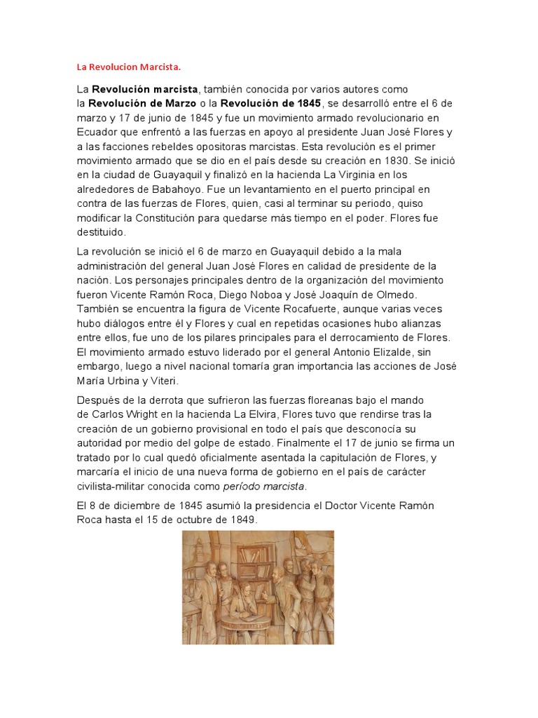 La Revolucion Marcista | PDF