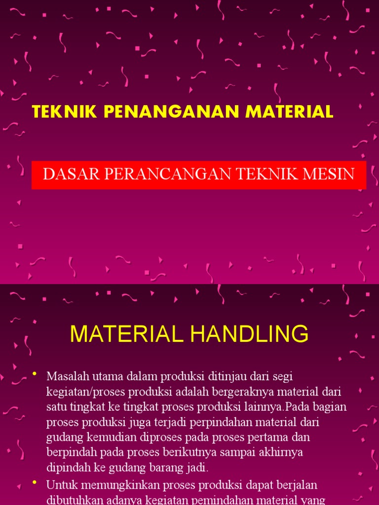 Teknik Material Handling Efektif | PDF