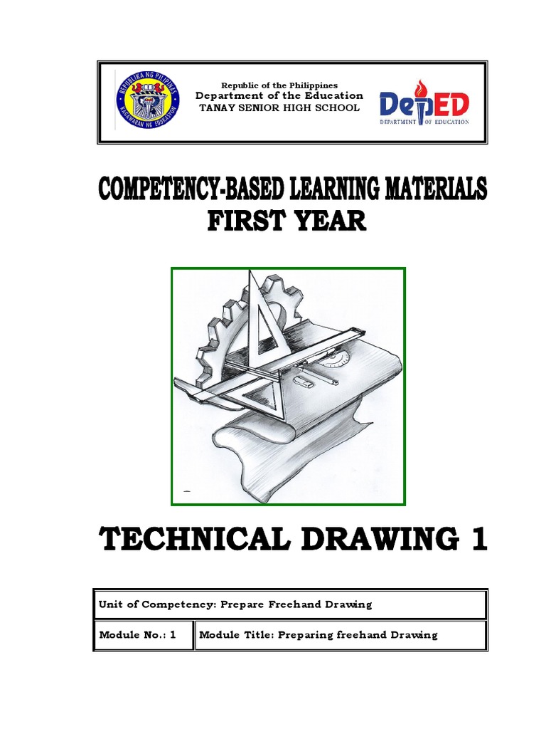 Module 1 - Preparing Freehand Drawing | PDF | Drawing | Geometry